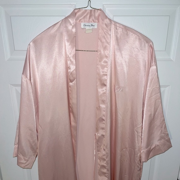Dior | Intimates & Sleepwear | Vintage Christian Dior Light Pink Satin ...